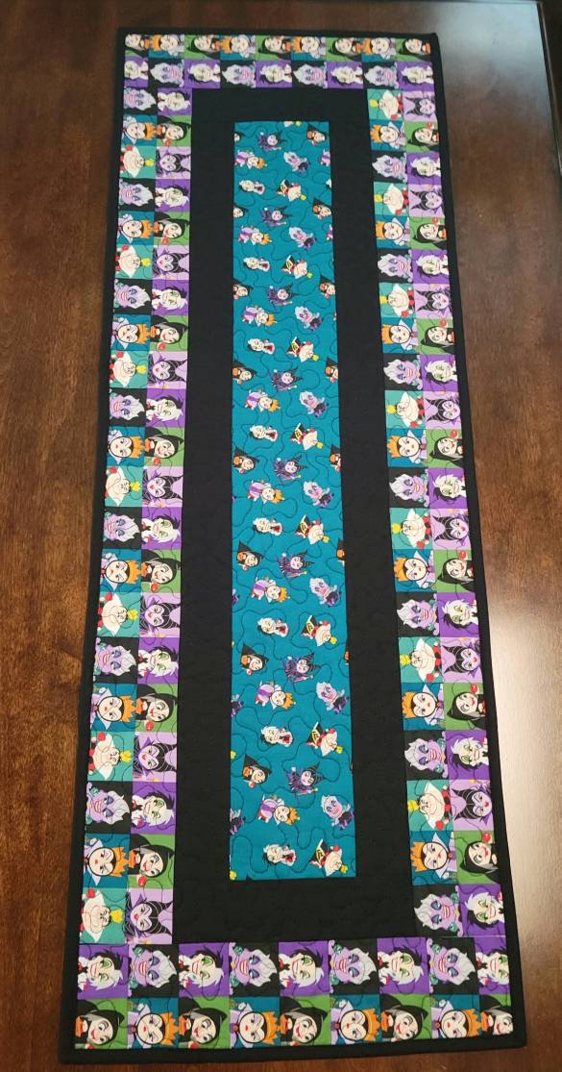 Disney Villains Table Runner Quilted Table Topper for - Etsy