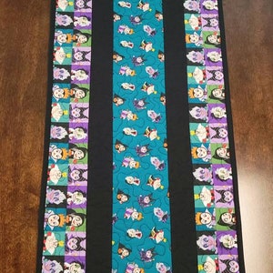 Disney Villains Table Runner, Quilted Table Topper for Kitchen, Dining ...