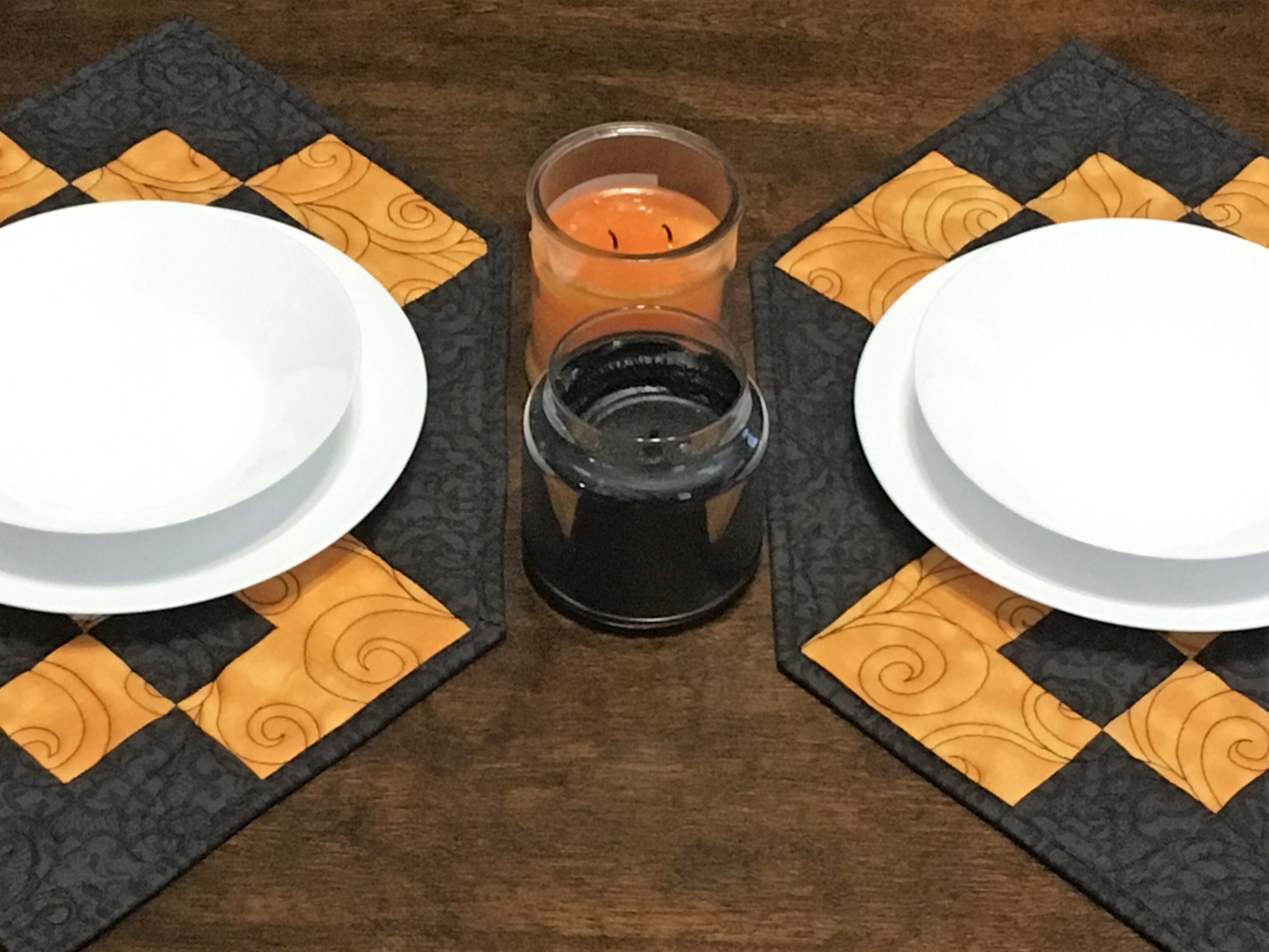 Gothic Halloween Placemats Quilted and Insulated for Dining - Etsy