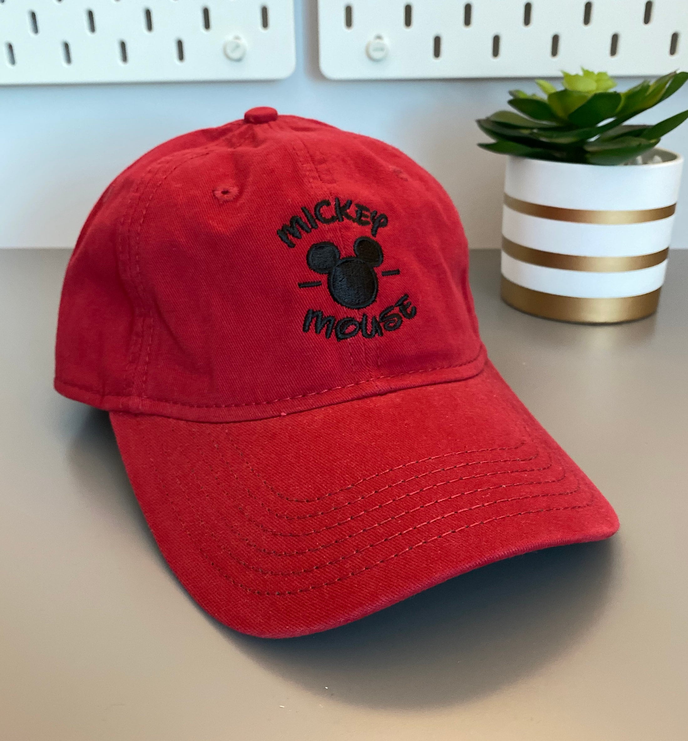 Mickey Mouse Ears Embroidered Hat Disney Magic Fan Adjustable - Etsy