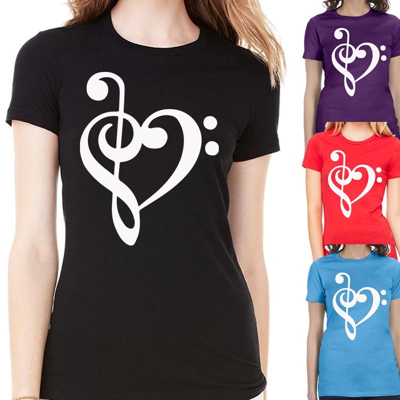 Treble Clef Heart - Etsy