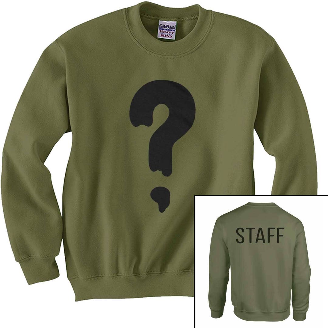 Soos Ramirez Question Mark Sweatshirt Halloween Costume Mens Size ...