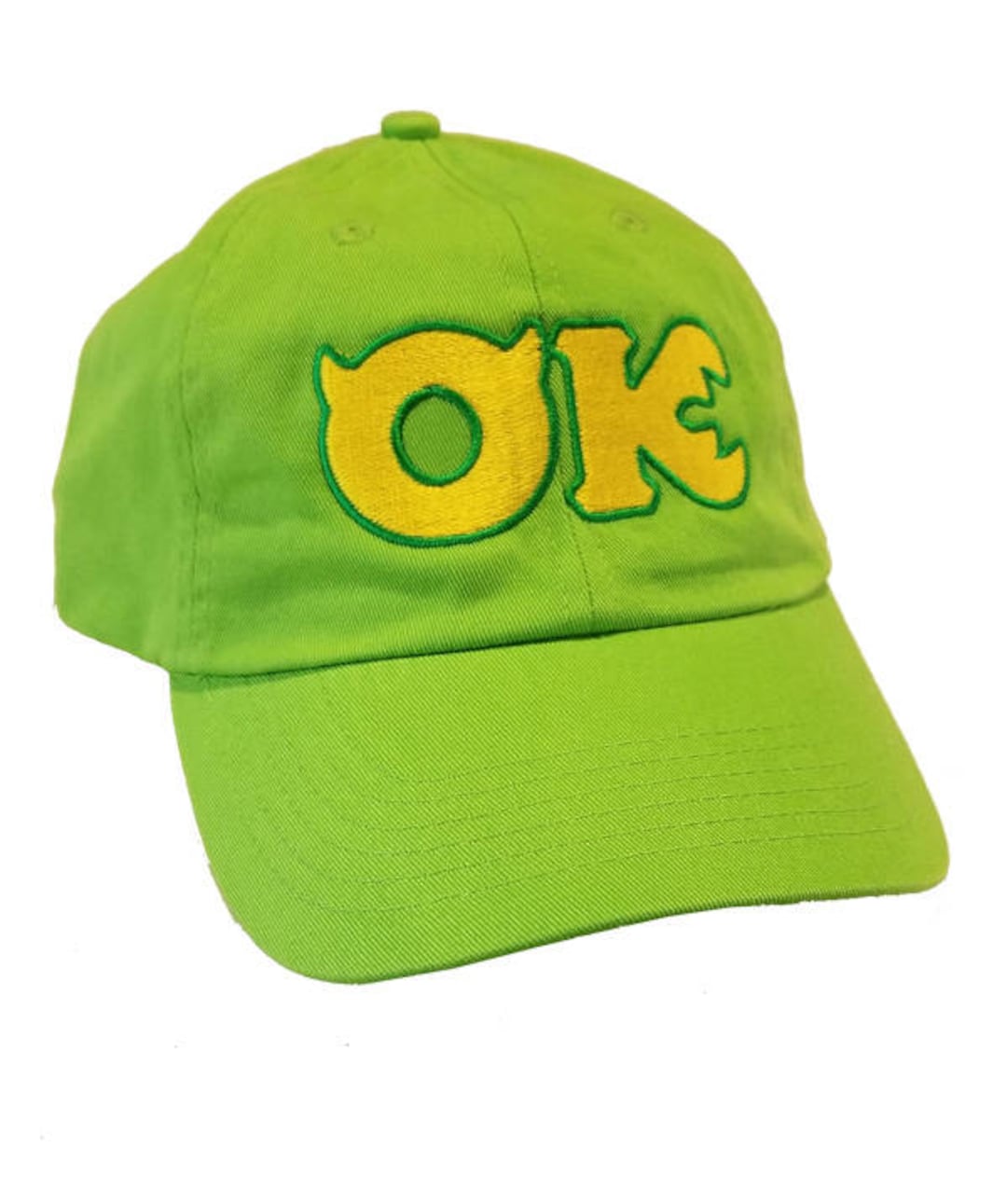 Oozma Kappa Logo Embroidered Hat Monsters University Cap Mike Halloween ...