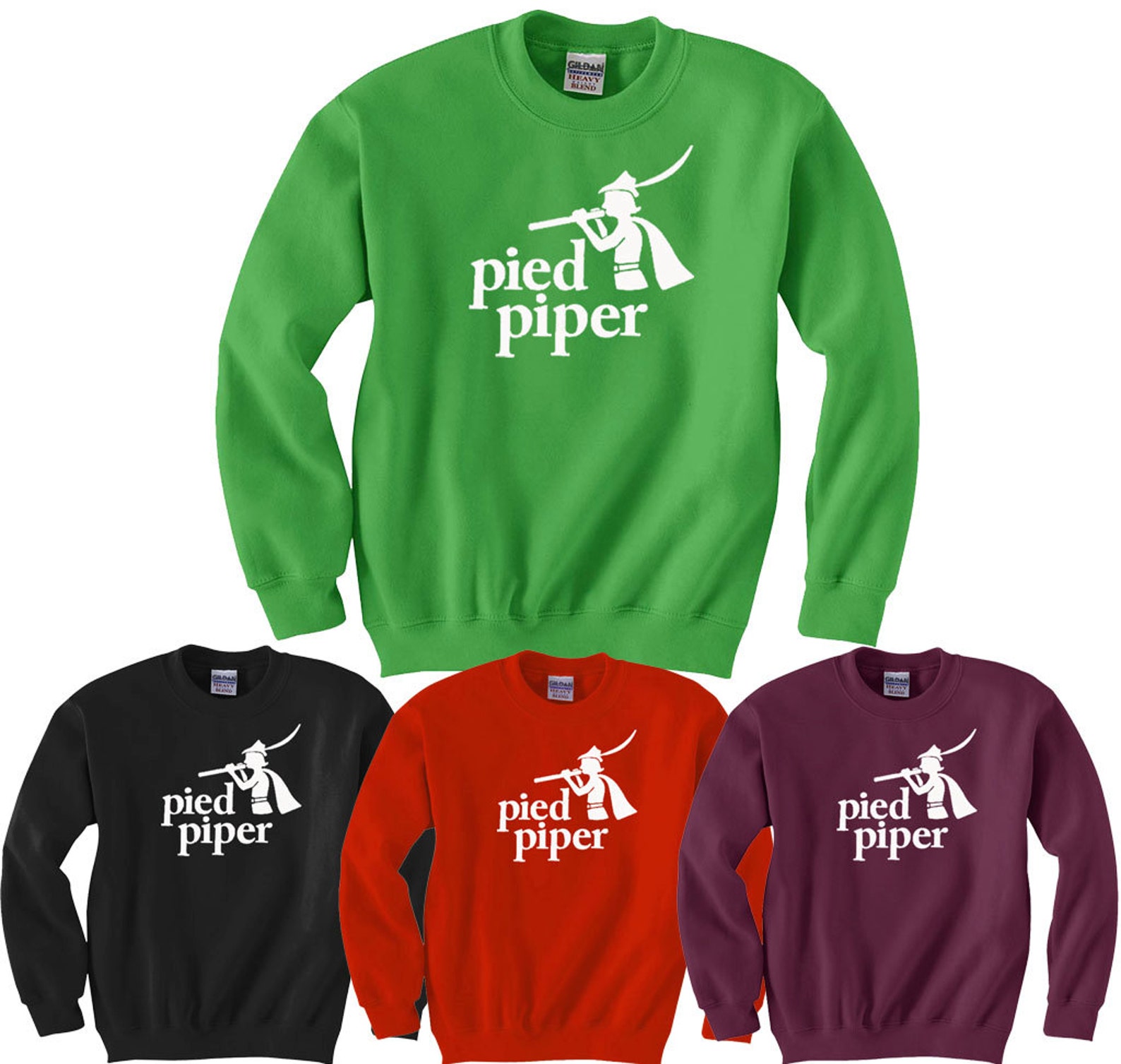 Pied Piper Sweatshirt Silicon Valley Geek Men's (S-4XL) and Youth (S-XL ...