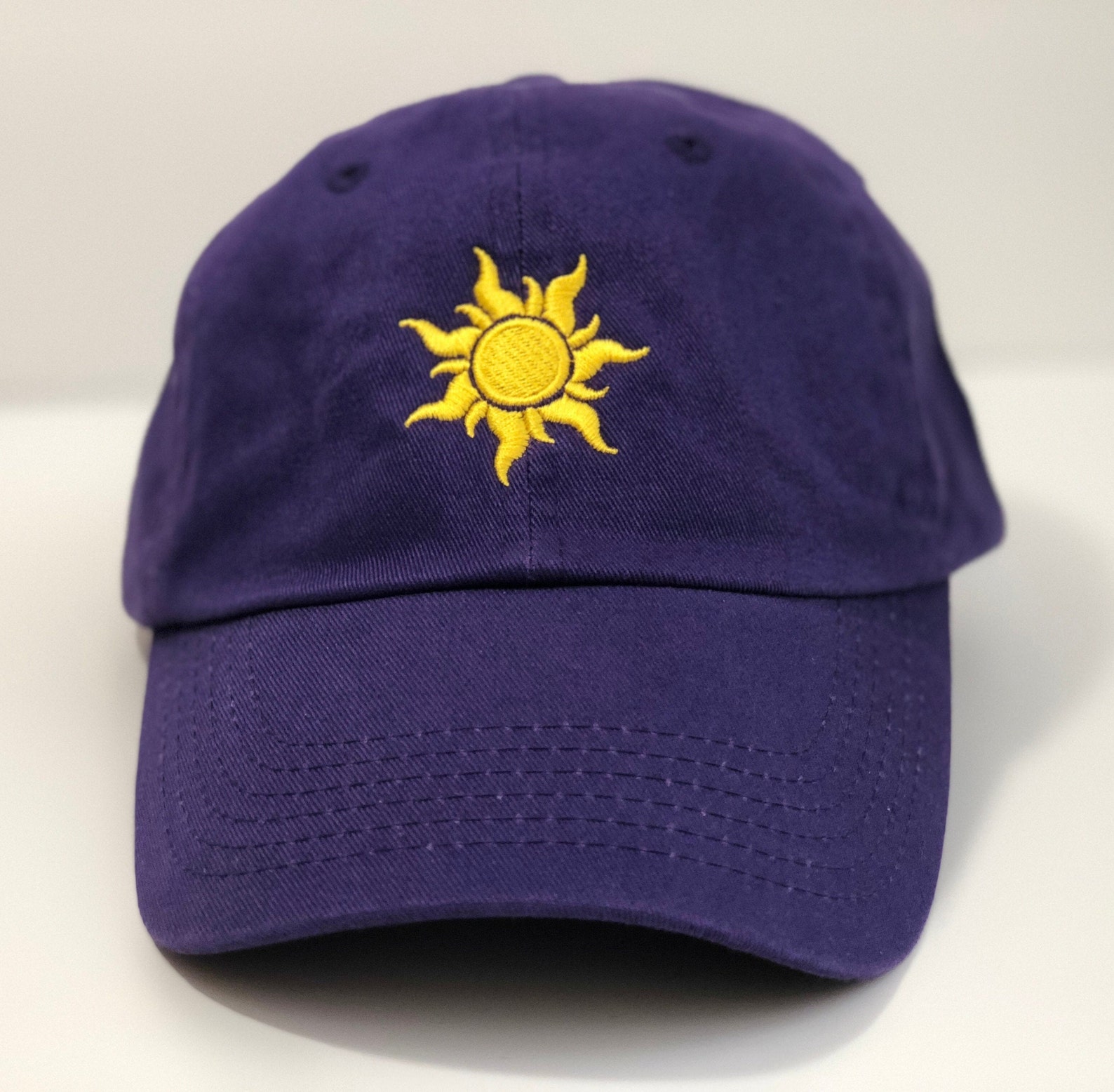 Tangled Rapunzel Sun Symbol Embroidered Hat Disney Magic Fan Adjustable ...