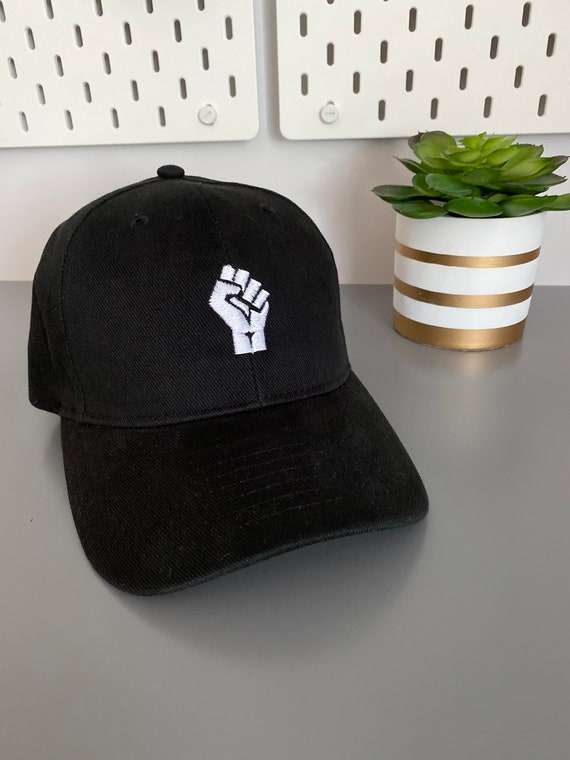 BLM Fist Embroidered Hat Black Lives Matter Unite Symbol | Etsy