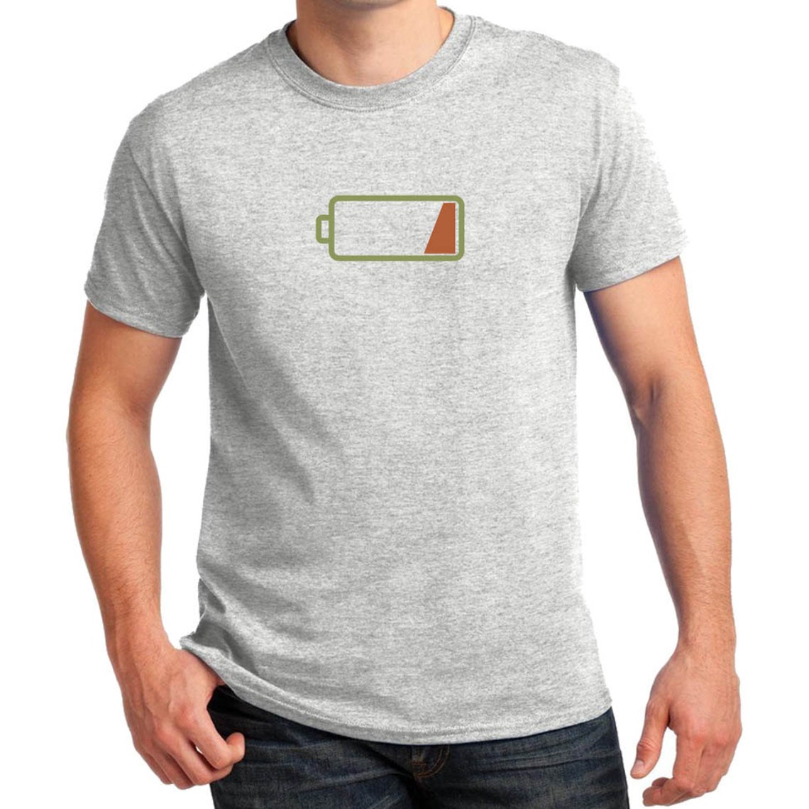 Low Battery T-shirt Silicon Valley Geek T-shirts Adult S-4XL T-shirts ...