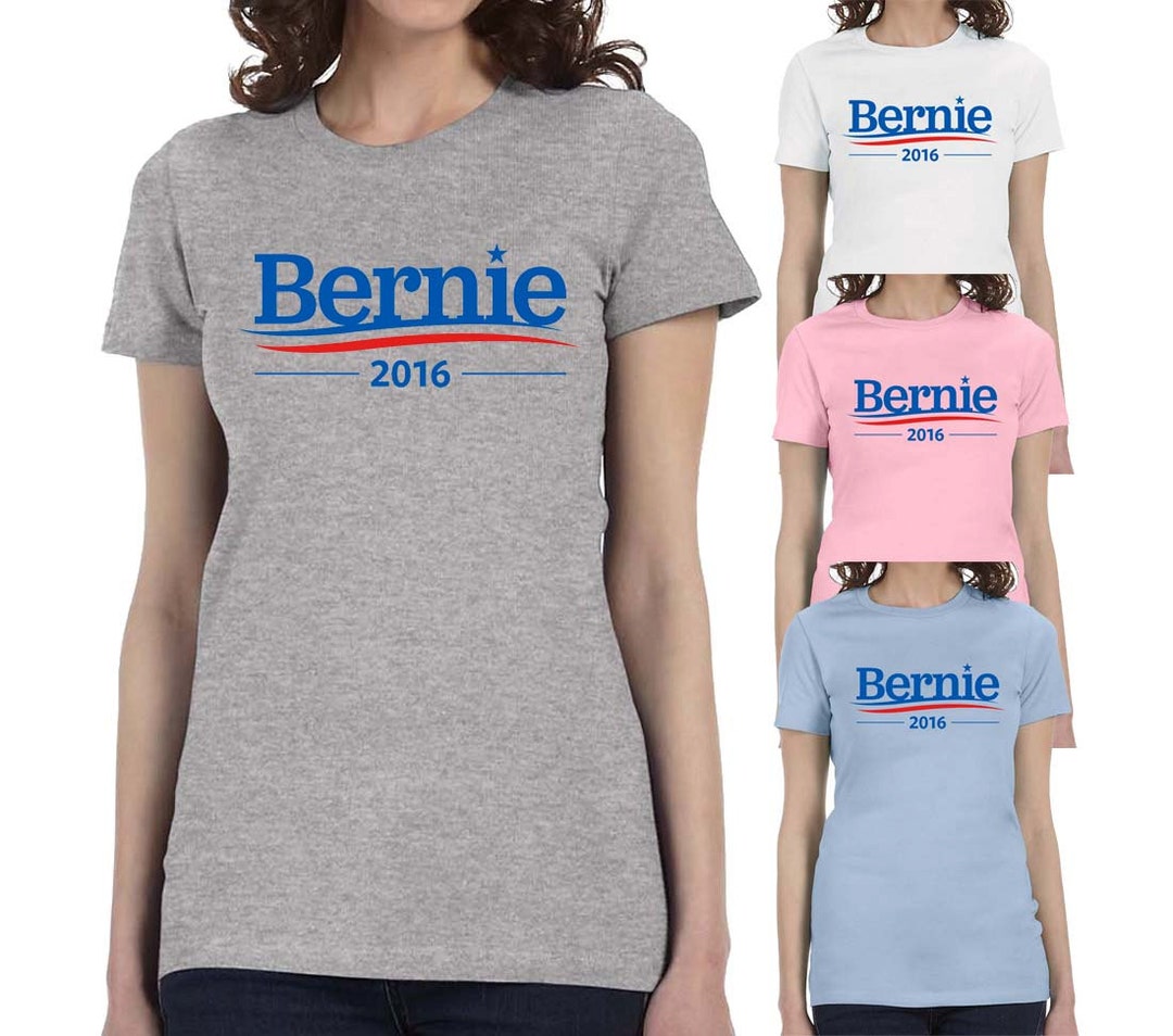 Bernie Sanders 2016 Presidential Campaign Vote for Sanders Ladies Slim ...