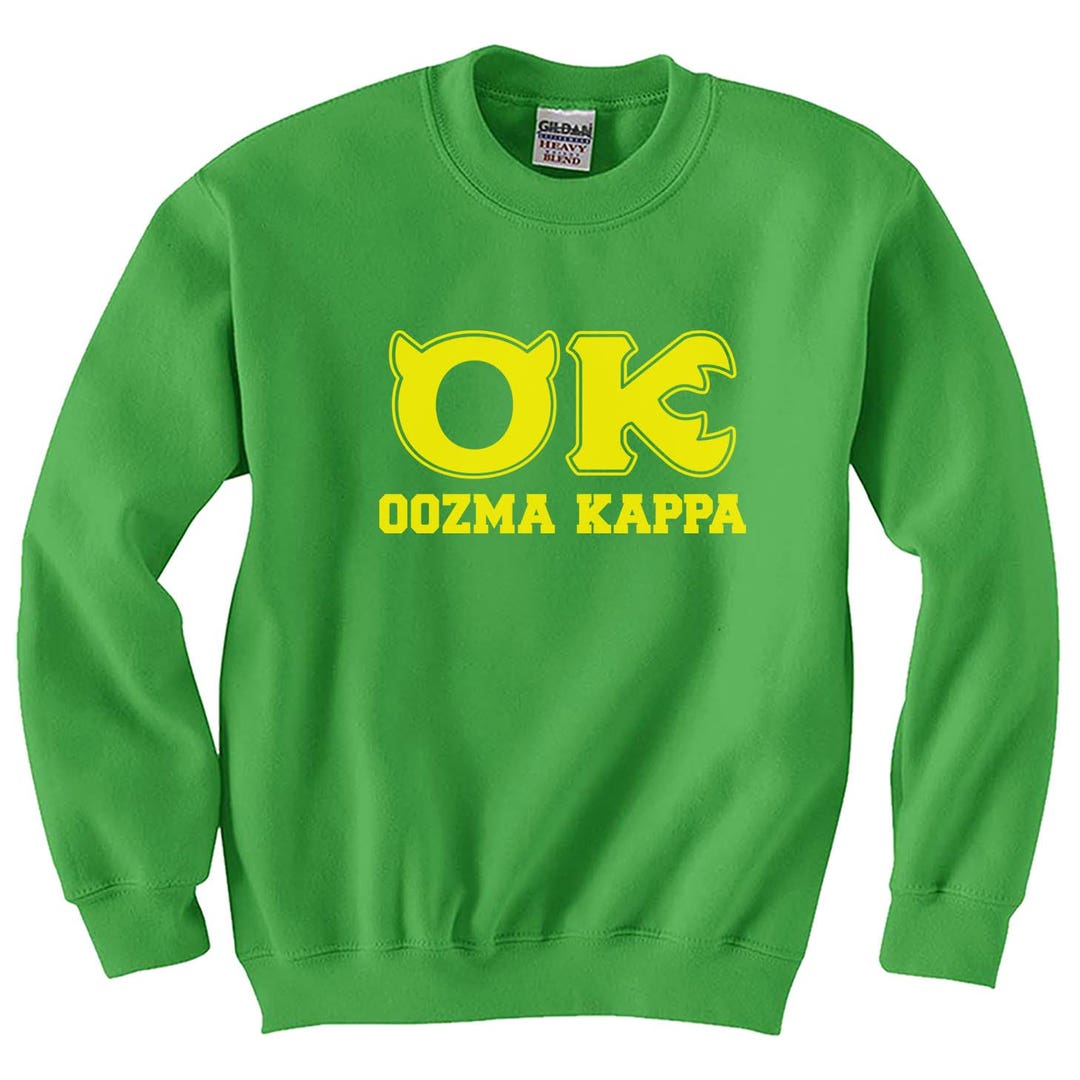 Oozma Kappa OK Sweatshirt Monsters University Halloween Costume Cosplay ...