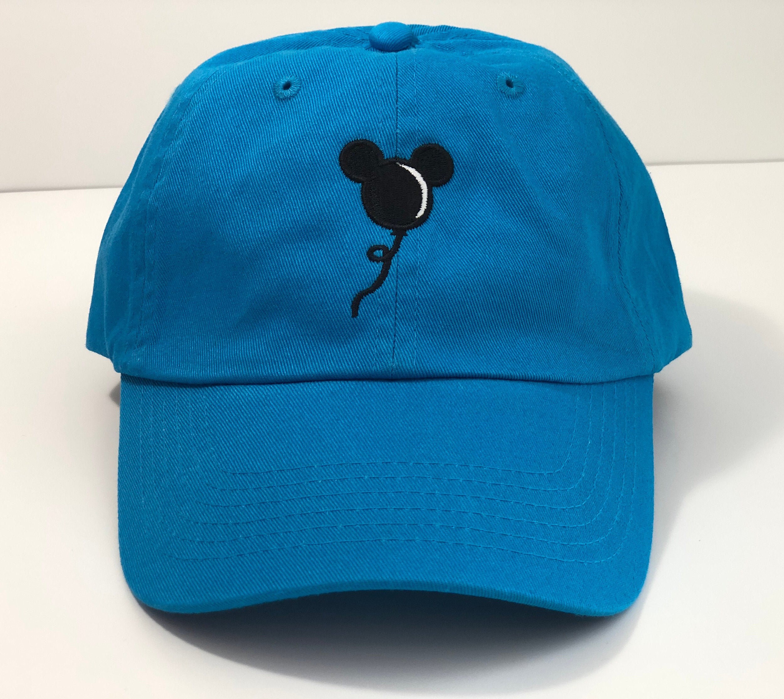 Mickey Ears Disney Balloon Embroidered Hat Disney Parks Mickey - Etsy