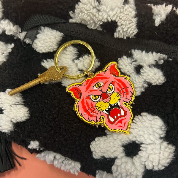 Tiger Custom Keychain - Etsy