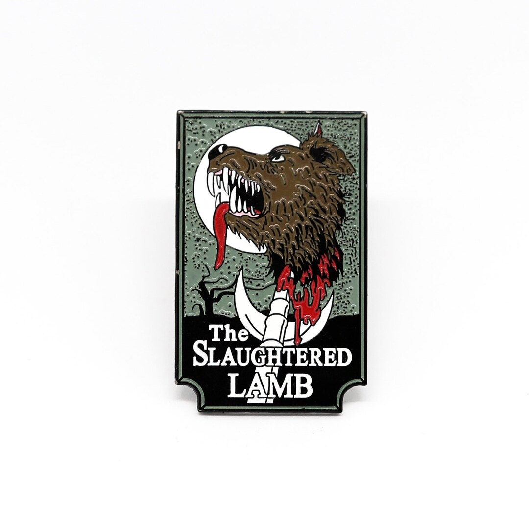 The Slaughtered Lamb Pub Enamel Pin; Horror Movie Pin; Collectible Pin ...