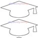 Graduation Cap Template-printable Template-grad Party Decor-graduation ...