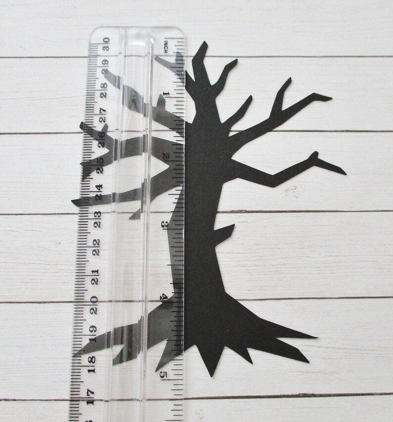 Halloween Tree Cutout-spooky Paper Tree-autumn Tree-classroom - Etsy