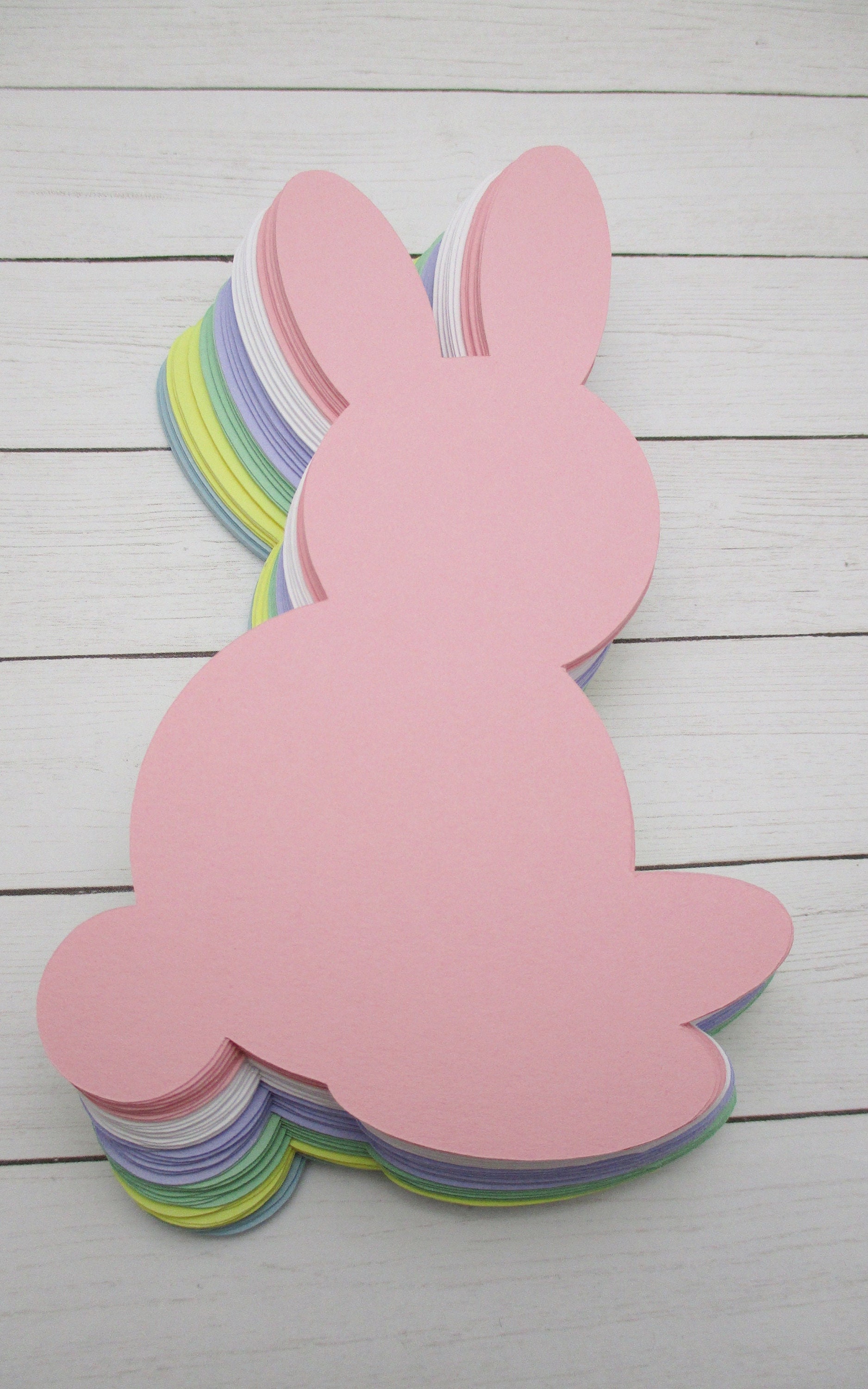 Bunny Rabbit Cutouts-Cartel Cardstock-Easter Crafts-Paper - Etsy España