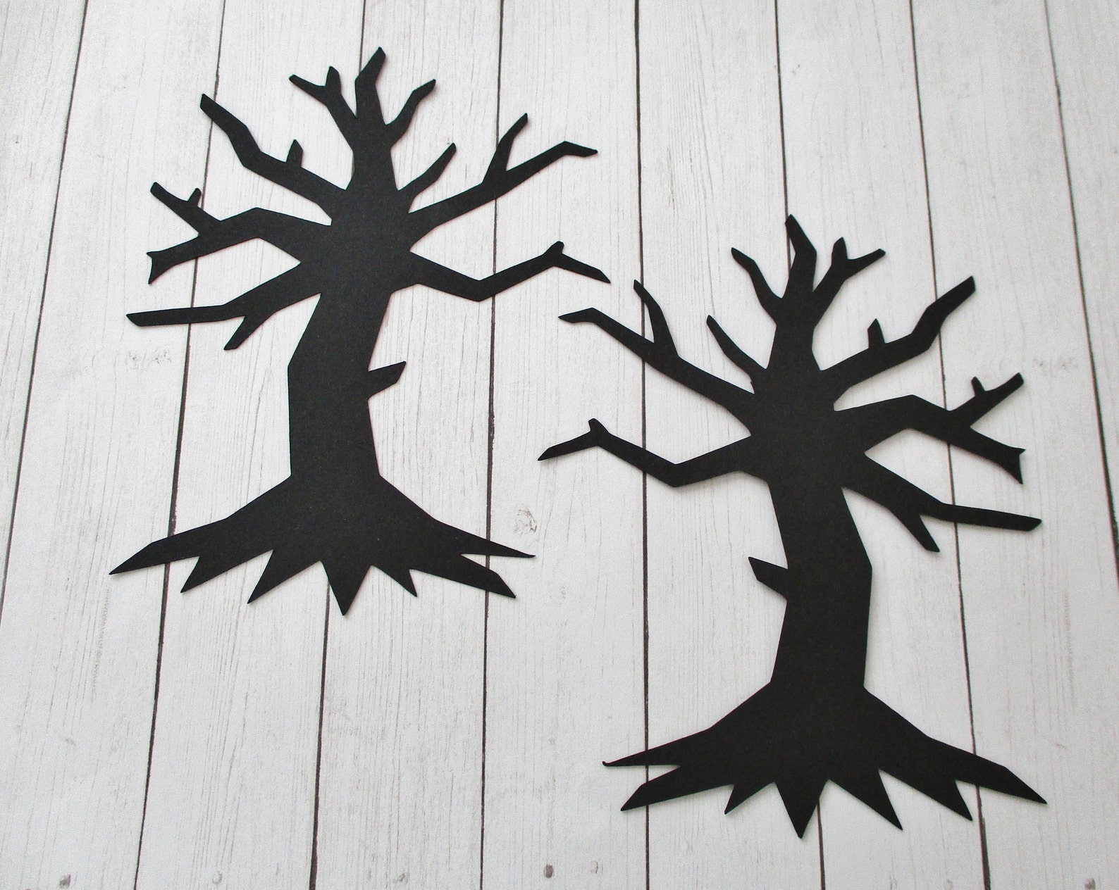 Halloween Tree Cutout-spooky Paper Tree-autumn Tree-classroom - Etsy