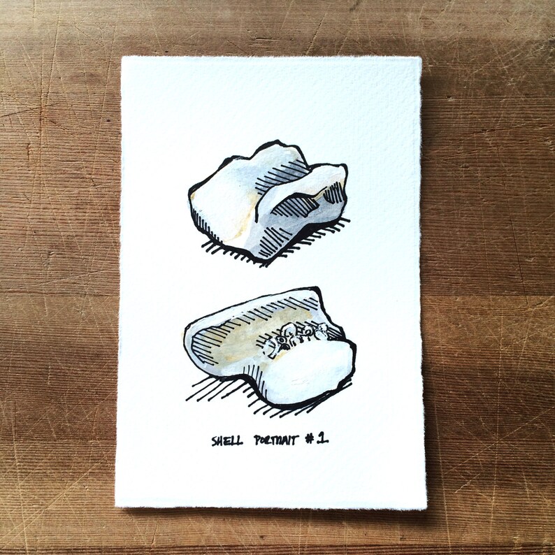 Shell Portrait No 1 - Etsy