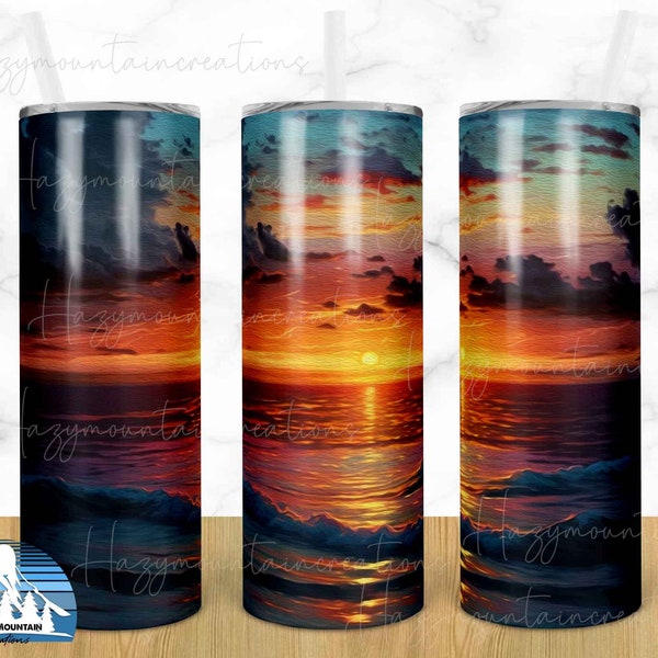 Sunset Tumbler - Etsy