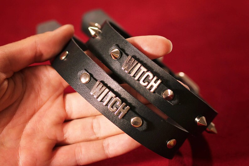 Witch Collar Spiked Collar Halloween Ddlg Collar Gothic Collar BDSM ...