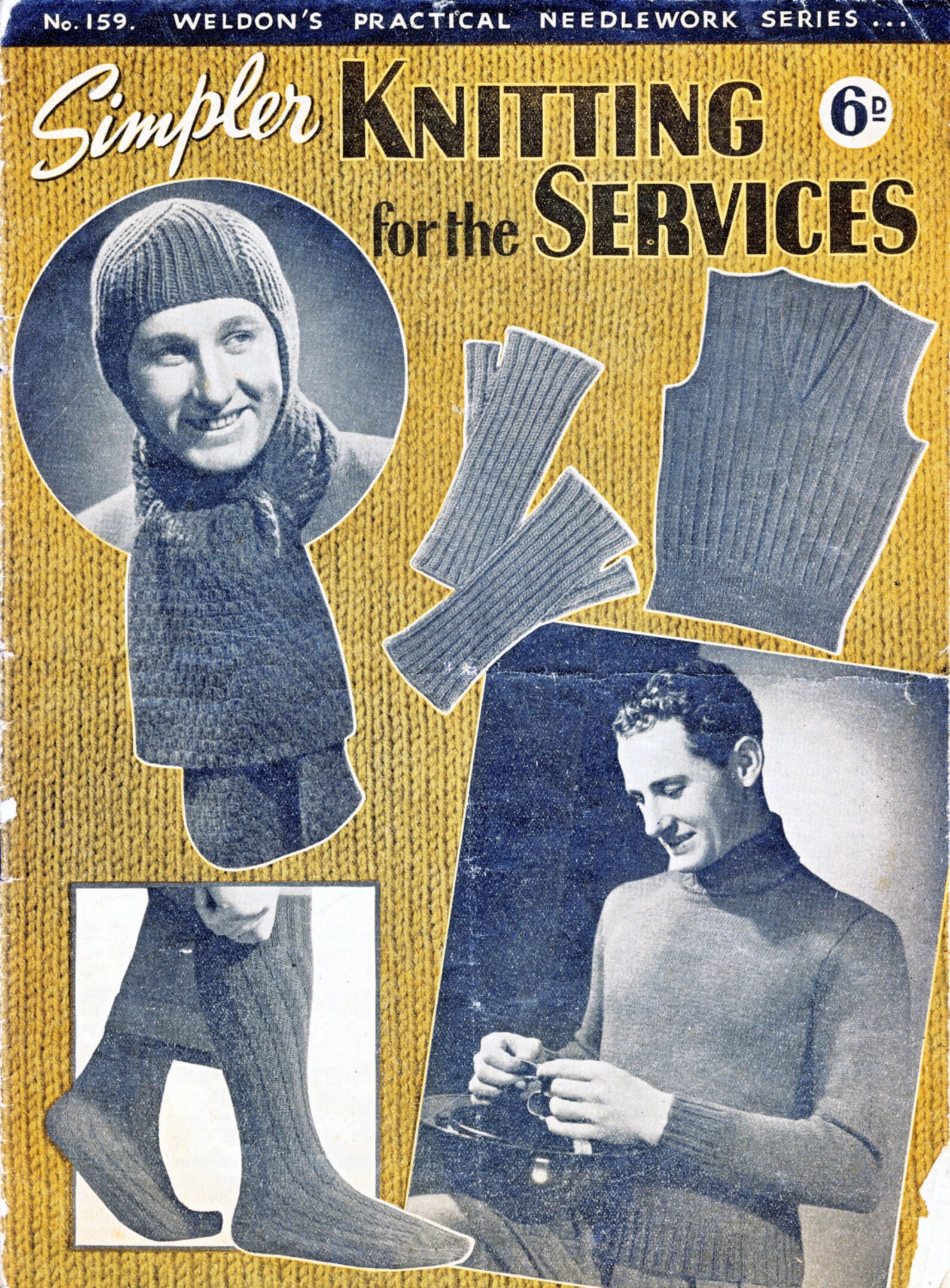 Weldon’s Simpler Knitting for the Services (1940’s) WWII Knit for ...