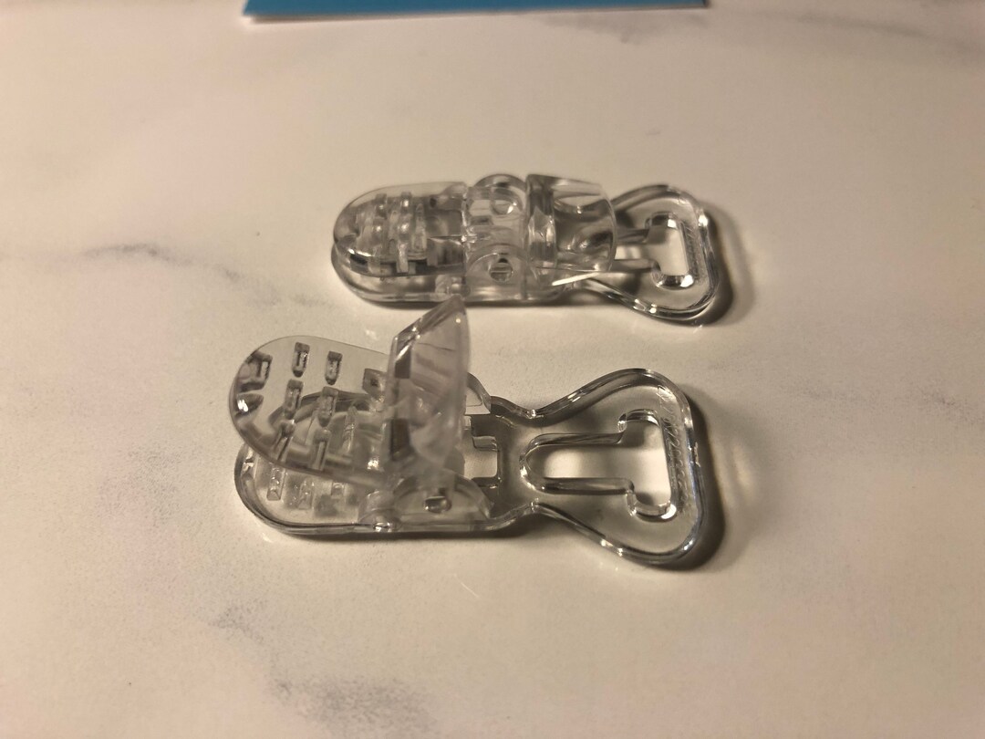 Clear Plastic Clips 2 Pack - Etsy