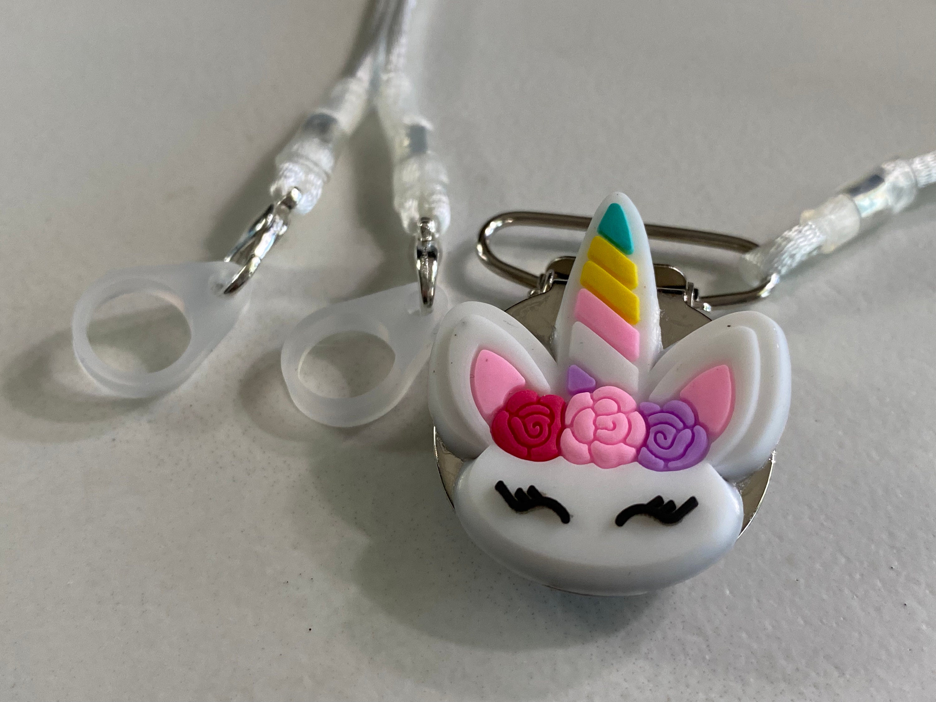 Unicorn Hearing Aid or Cochlear Implant Clips - Etsy