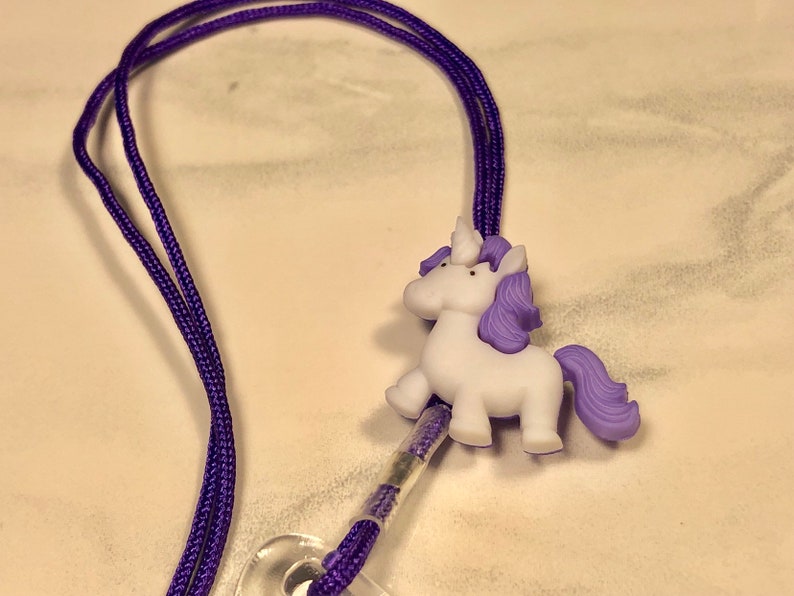 Unicorn Child Length Hearing Aid or Cochlear Implant Clips - Etsy