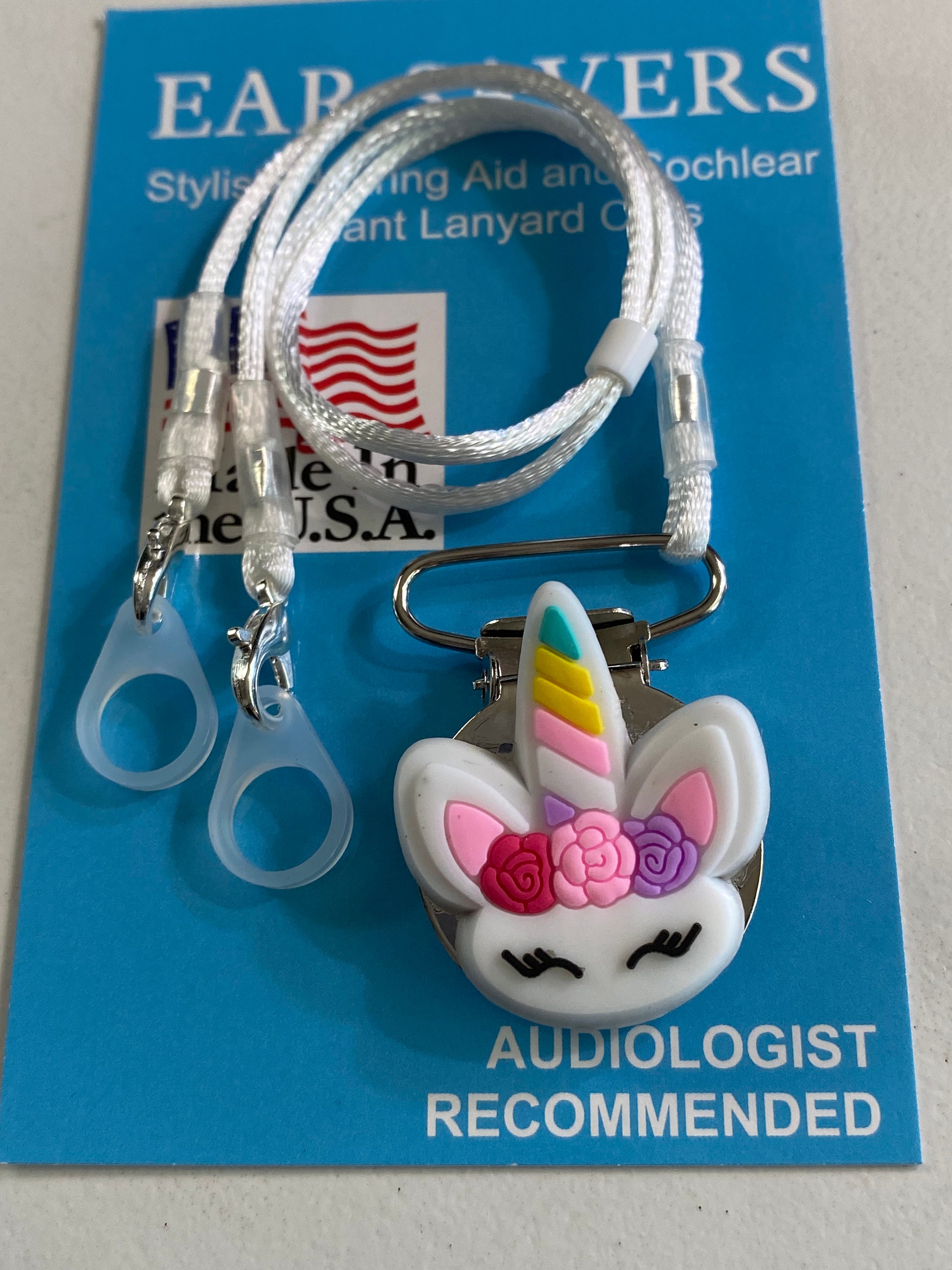 Unicorn Hearing Aid or Cochlear Implant Clips - Etsy