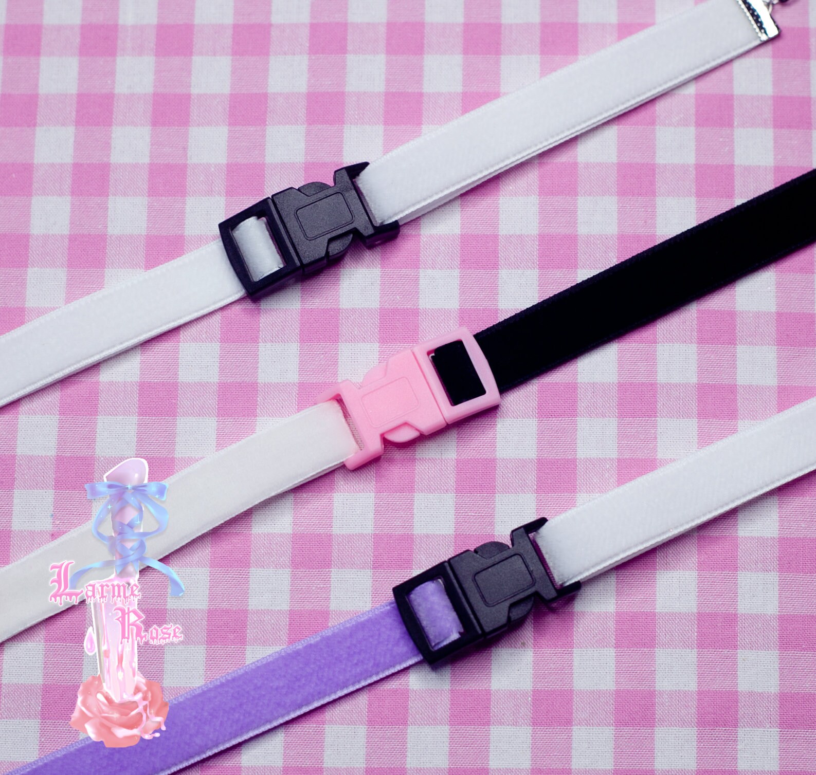 Choker Lock-on Velvet More Options | Etsy