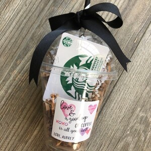 Valentine’s Day Card, Teacher Gift Coffee Cup Gift Card Holder, Teacher ...