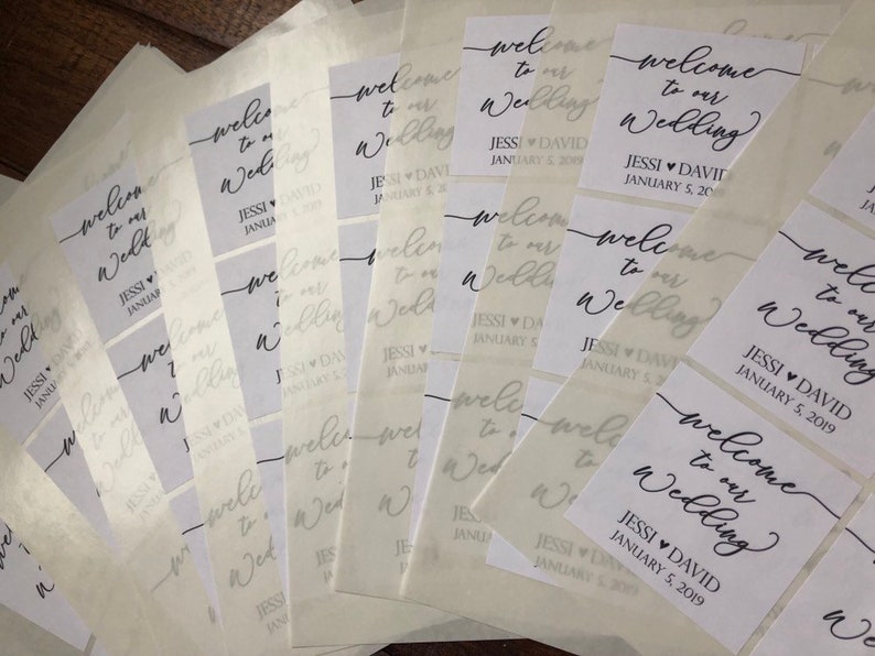 Personalized Welcome Bag Sticker Hotel Bag Sticker Hotel - Etsy