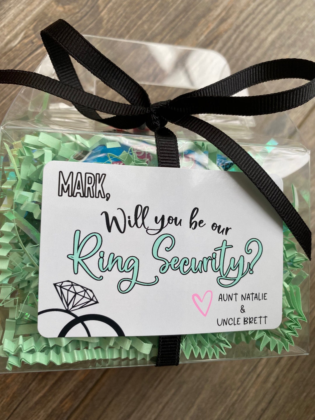Ring Bearer Proposal, Will You Be My Ring Bearer, Groomsman Gifts ...
