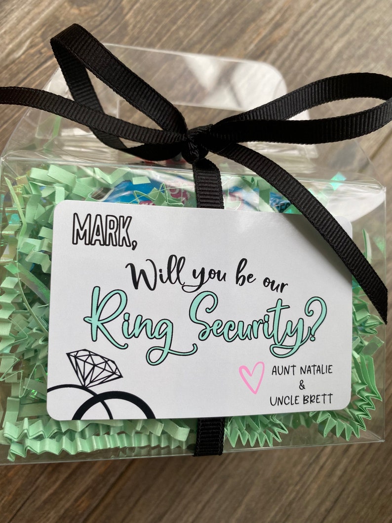 Ring Bearer Proposal Will You Be My Ring Bearer Groomsman | Etsy