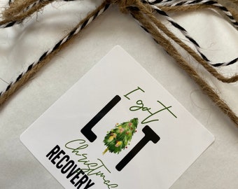 Funny Christmas Recovery Kit Labels Hangover Survival Kit - Etsy