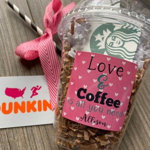 Kids Valentines, Teacher Valentine, Valentine's for School, Coffee Cup ...