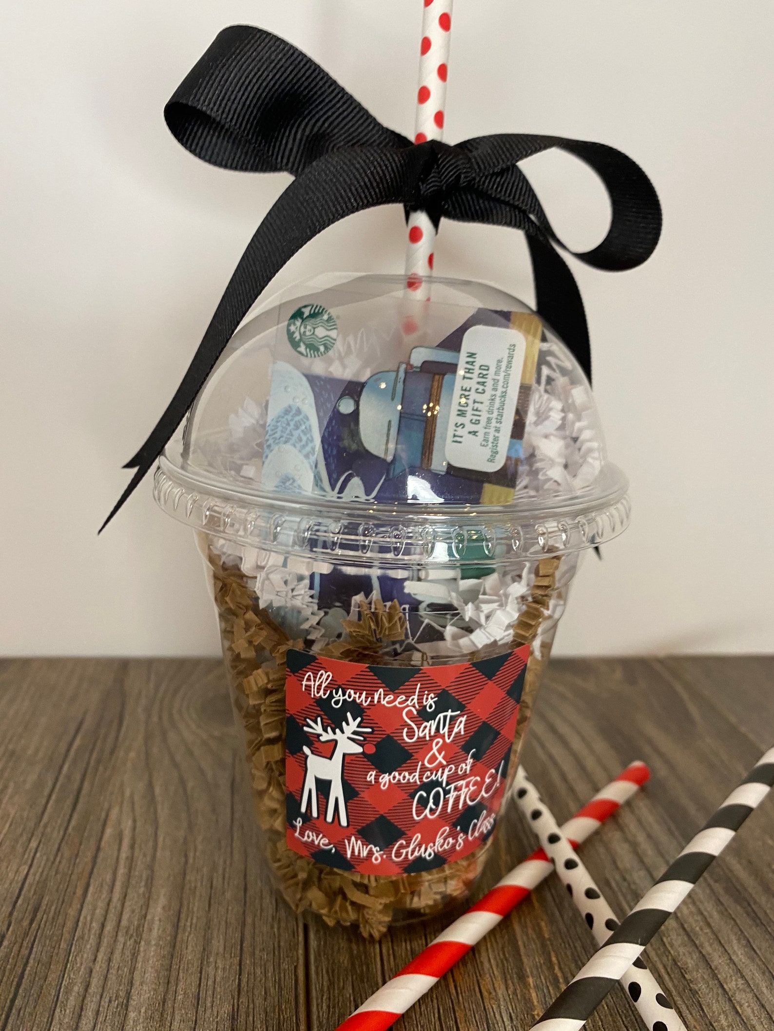 Christmas Coffee Gift Card Holders Stocking Stuffer Teacher - Etsy