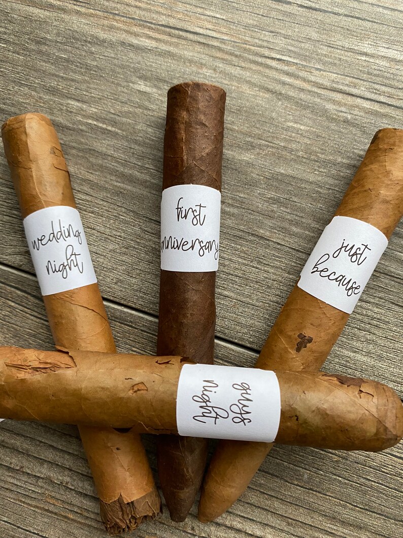 Groom Wedding Gift Milestone Cigar Labels Groom Gift from | Etsy