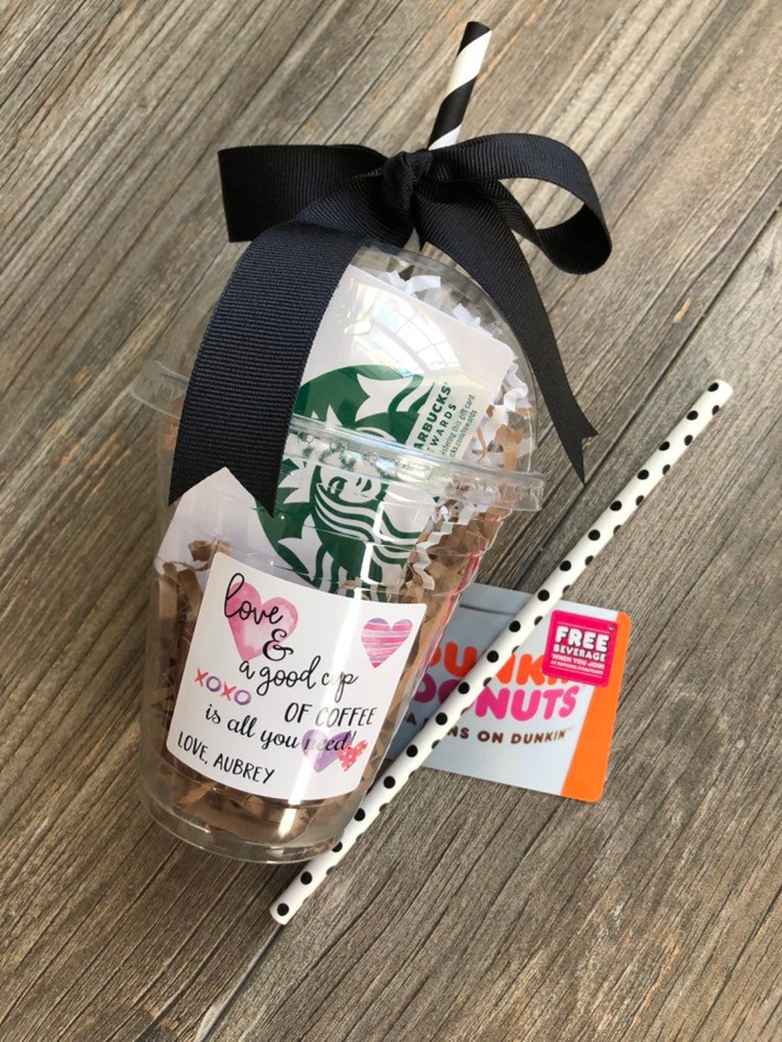 Valentines Day Card Teacher Gift Coffee Cup Gift Card - Etsy