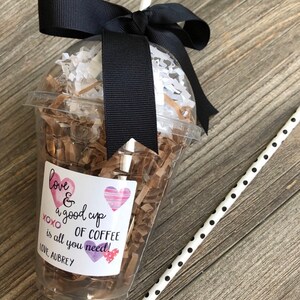 Valentine’s Day Card, Teacher Gift Coffee Cup Gift Card Holder, Teacher ...