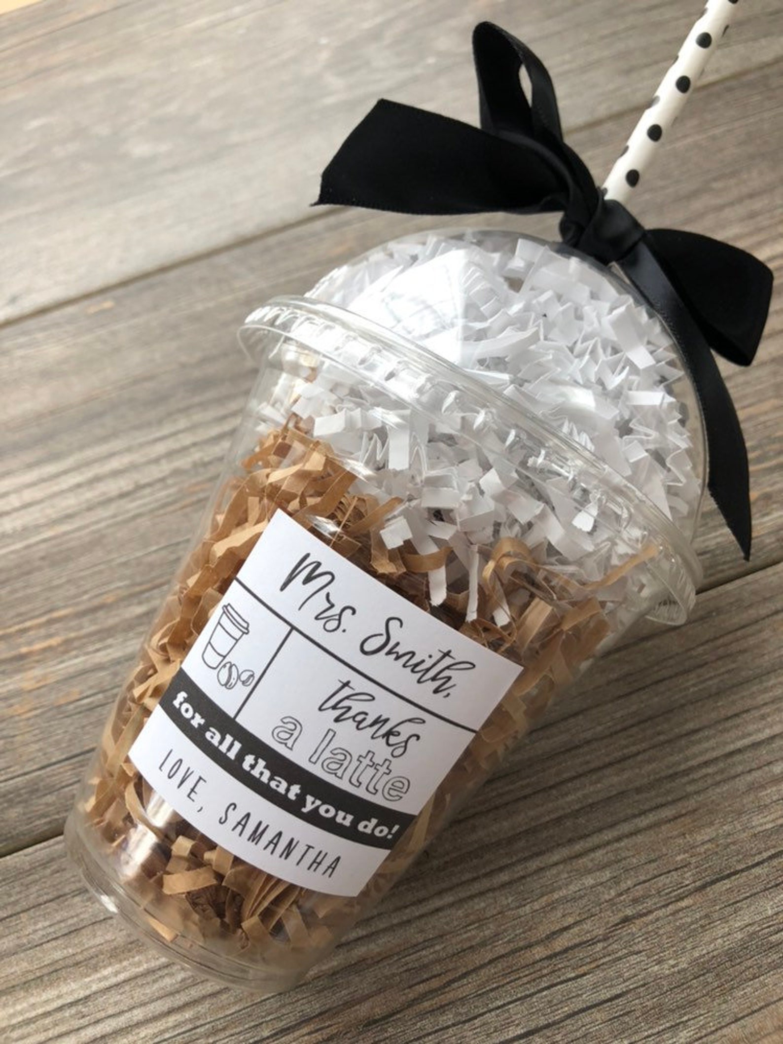 Coffee Gift Card Holder Teacher Appreciation Thank You Gift - Etsy