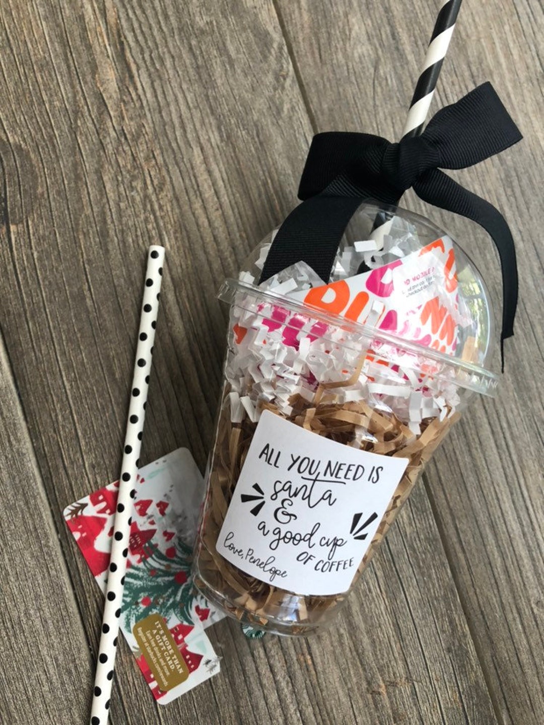 Christmas Coffee Gift Card Holders, Teacher Holiday Gift, Coffee ...