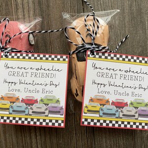 Kids Valentine's Day Cards Car Sidewalk Chalk, Kids Valentine Favors ...