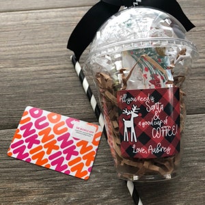 Christmas Coffee Gift Card Holders, Stocking Stuffer, Teacher Holiday ...