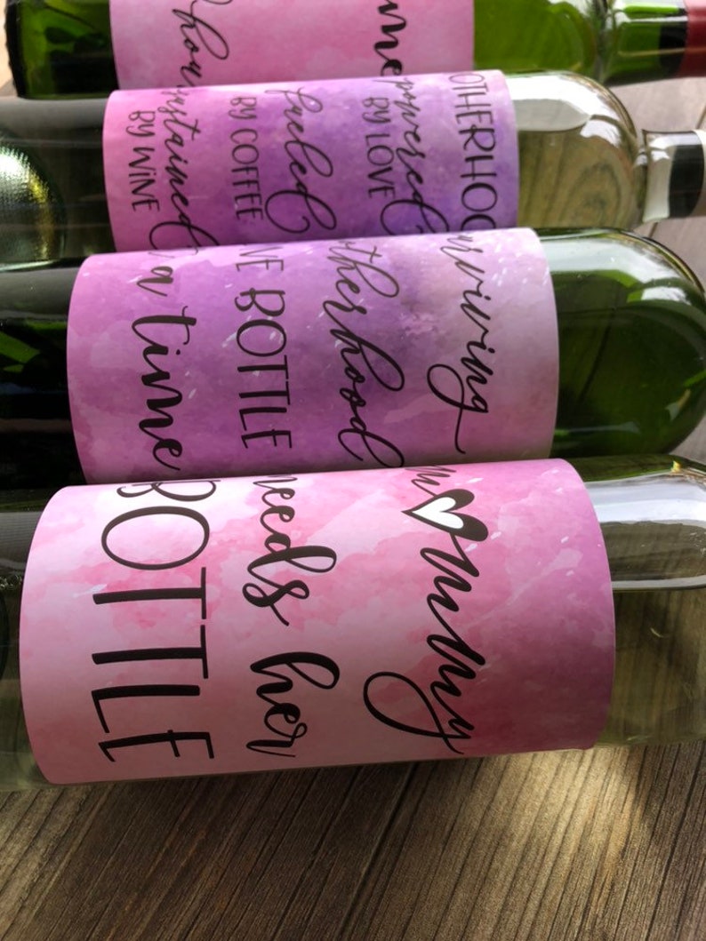 Mom Wine Labels, Mother's Day Gift, New Mom Gift, Baby Shower Gift, MOM ...