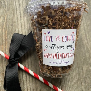 Kids Valentines, Teacher Valentine, Valentine's for School, Coffee Cup ...