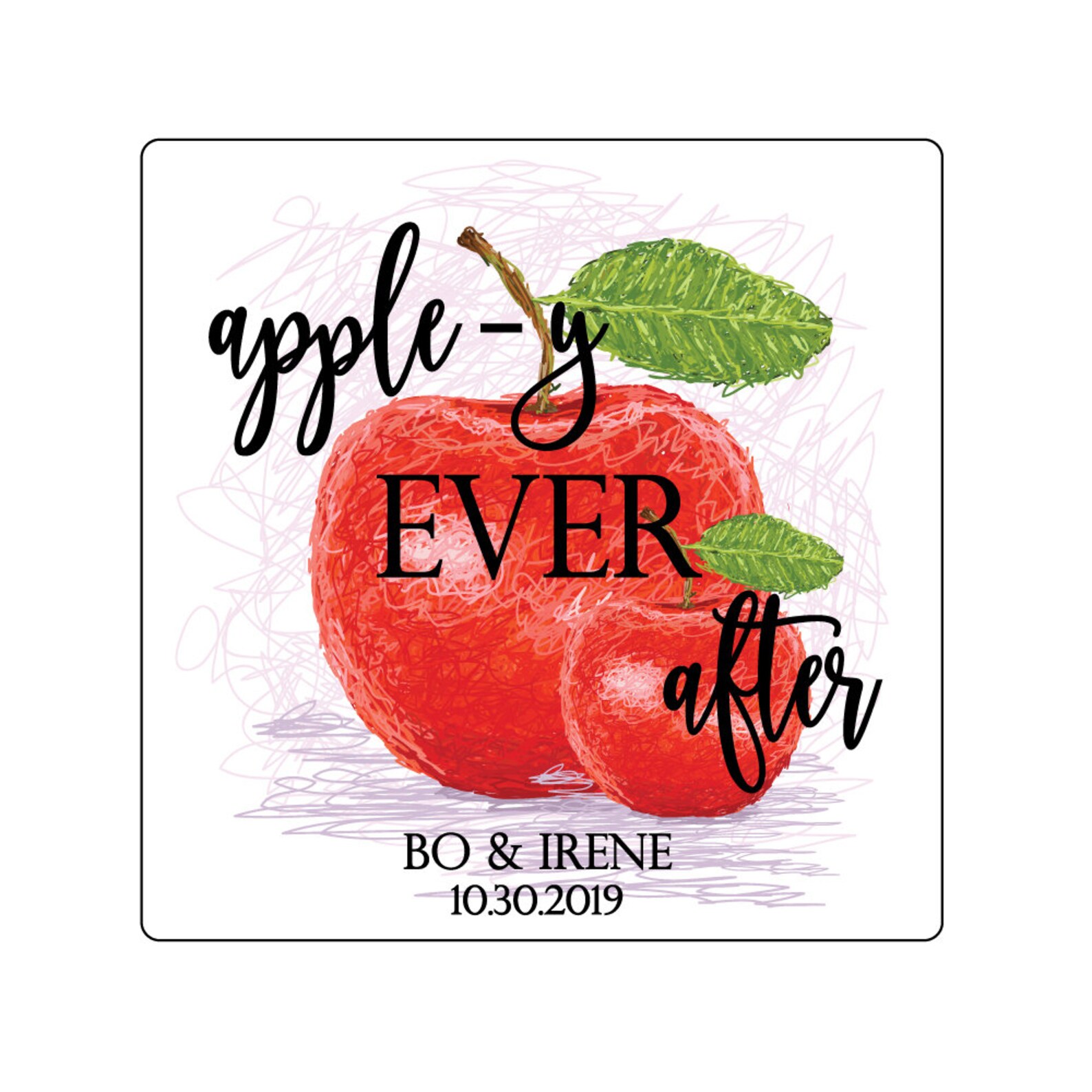 Apple-y Ever After Apple Favors Fall Wedding Favors Apple | Etsy