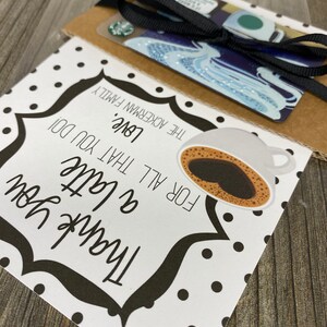 Thanks a Latte for All That You Do Gift Card Holder Card Holiday ...