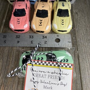 Kids Valentine's Day Cards Car Sidewalk Chalk, Kids Valentine Favors ...