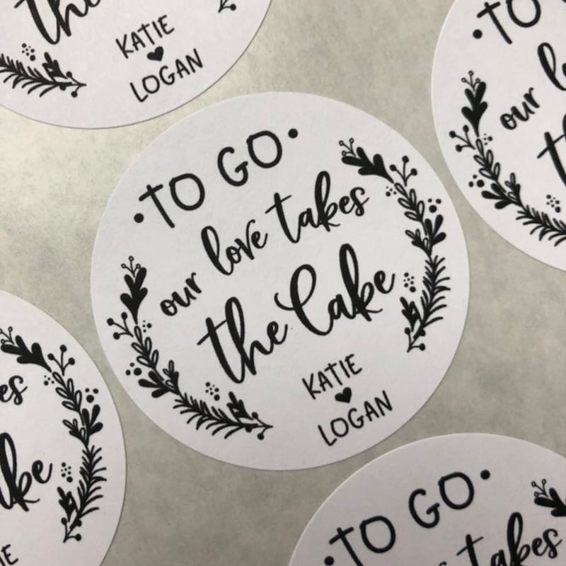 Cake Box Stickers - Etsy