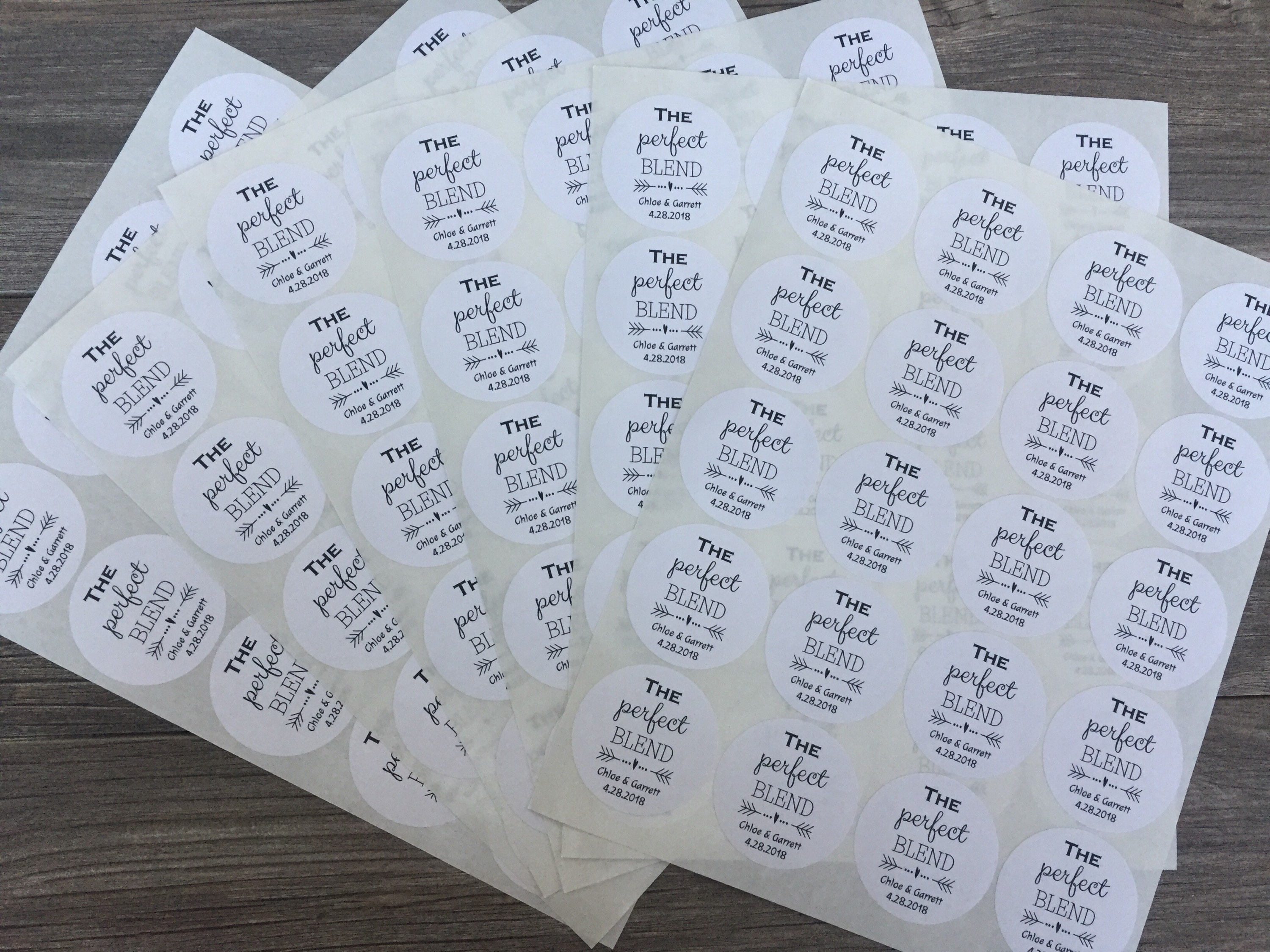 Perfect Blend perfect blend sticker coffee favor coffee | Etsy